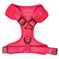Adjustable Teddy Fabric Dog Harness - Fluorescent Pink | Boogs & Boop